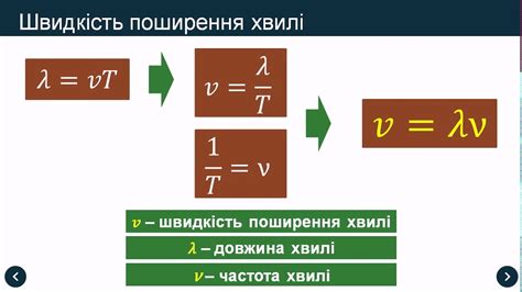 Виникнення та поширення механічних хвиль Фізичні величини які
