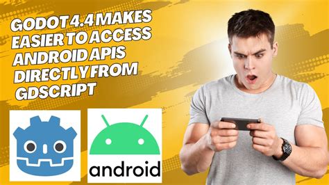 godot 4 4 makes easier to access android apis directly from gdscript youtube