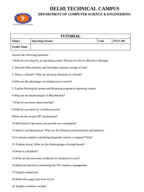 Tutorialos21 22 Pdf Operating System Kernel Operating System