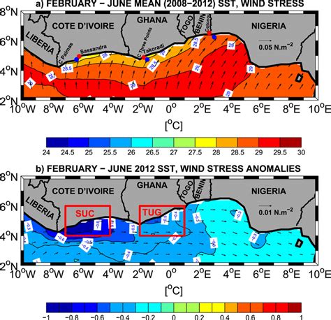 A Mean 2008 2012 February June Optimum Interpolation‐sea Surface