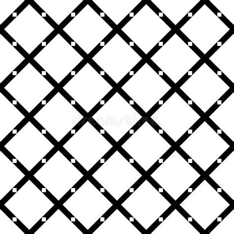 Seamless Abstract Black And White Square Grid Pattern Halftone Vector Background Design From