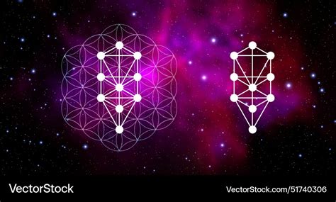 Mystical Sacred Geometry Symbol Royalty Free Vector Image