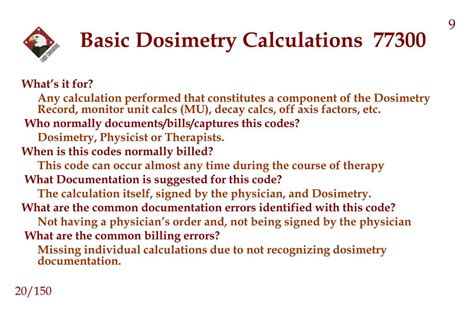 Ppt Section 8 Radiation Oncology Dosimetry Cpt Codes 77300 77370