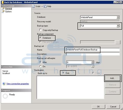 How To Backup Mssql Database From Sql Server Management Studio Mssql