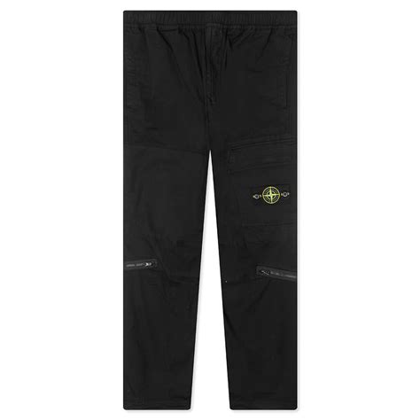 Loose Fit Cargo Pants Black Feature