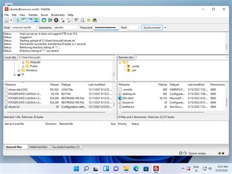 Ubuntu 22 04 Lts Ftp Client Windows Server World