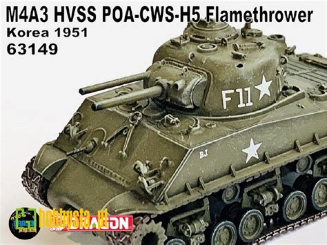 M4a3 Hvss Poa Cws H5 Flamethrower Korea 1951