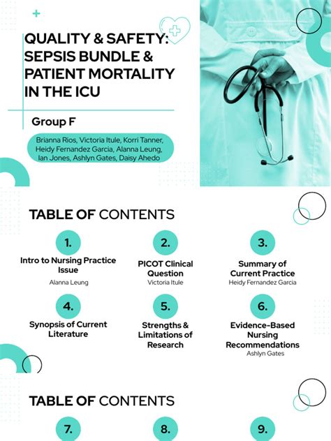 ebp presentation pdf sepsis intensive care unit