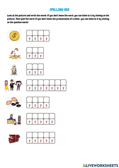 Spelling Bee Worksheets Free Homeschool Deals © Worksheets Library