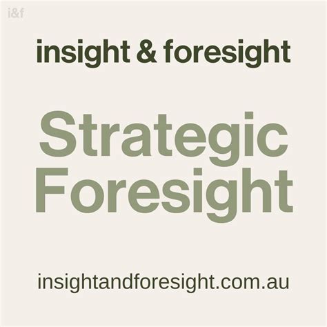 Foresight Projects Futures Thinking Consulting Strategy Services