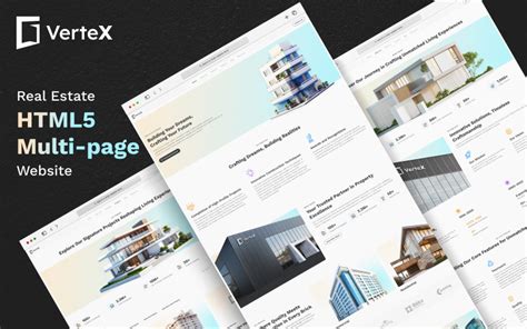 Vertex Real Estate Bootstrap Html5 Website Template