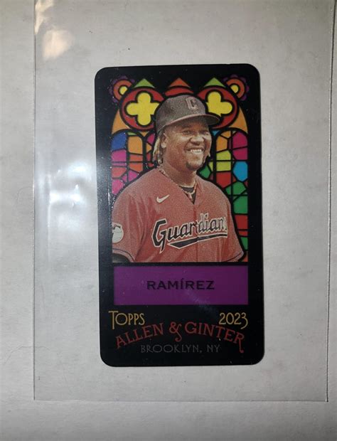 Fs Stained Glass Minis 25 Jose Ramirez Marcus Semien And Carlos Correa 35 Bmwt Each Kyle