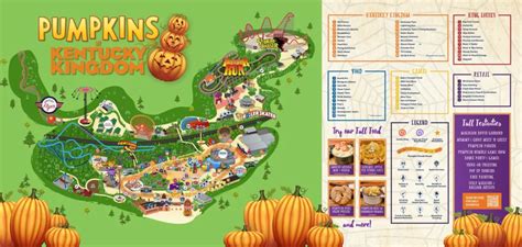 Kentucky Kingdom Map And Brochure 1990 2025