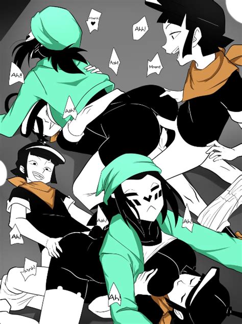 Rule 34 1girls 2boys 2boys1girl All Fours Anal Anal Sex Ass Ass Grab Bandana Big Breasts Black