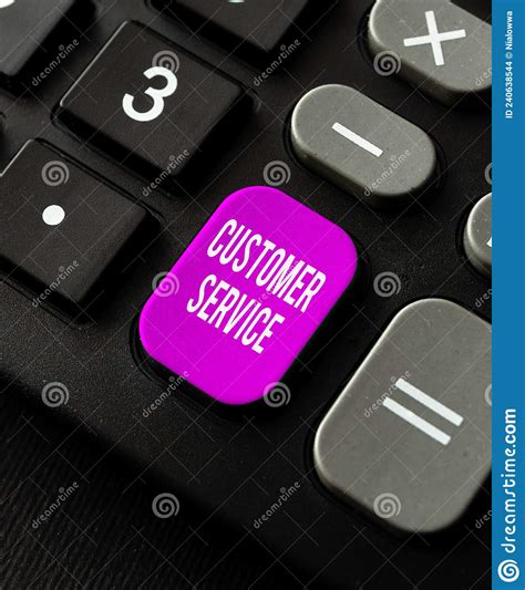 Conceptual Display Customer Service Business Concept Direct Interaction With The Consumers