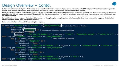 Bot That Chats With Sap Ppt