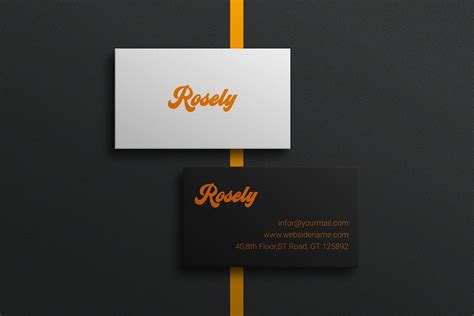 Business Card Mockup Design Graphic By Sadhincosta128 · Creative Fabrica
