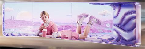 Come And See Me 대형 스크린 속의 주아 차이 로비에 설치된 Led 미디어 스크린 안에 입체적인 가상의 공간을 만들고 사실적인 그래픽 작업을 통해 주아를