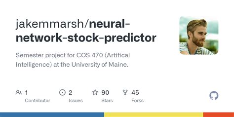 Github Jakemmarshneural Network Stock Predictor Semester Project For Cos 470 Artifical