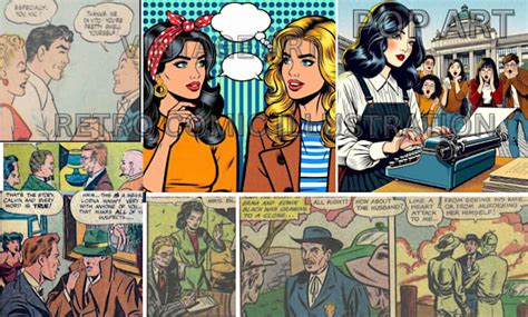 Draw Retro Comic Book Pop Art Retro Vintage Illustration Retro Vintage Poster By Harlimat06 Fiverr