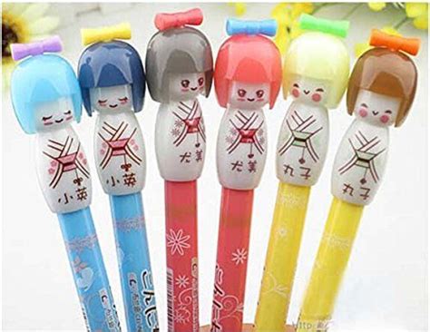 Nicegirl 6 Cute Kawaii Gel Ink Penball Pointrollerball Pens With 6