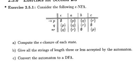 Solved Exercise 251 Consider The Following E Nfa Pl A