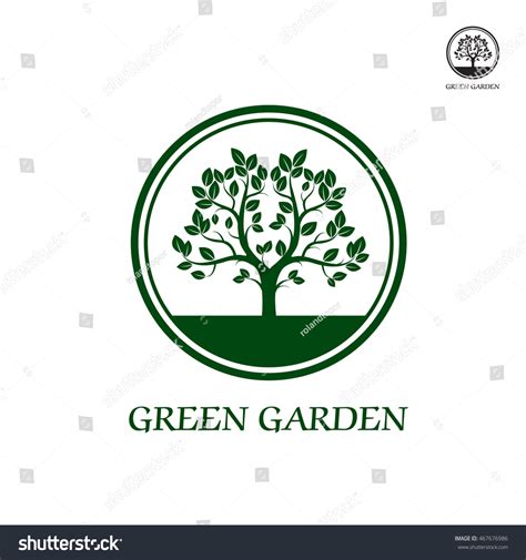Green Vector Tree Border Graphic Element Stock Vector Royalty Free 467676986 Shutterstock