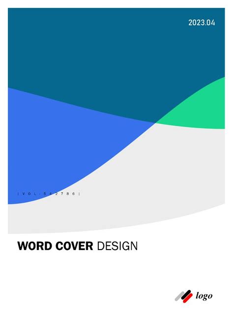 The Cover Page For Word Cover Design