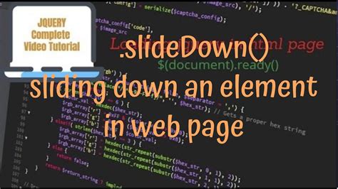 JQuery Tutorials Using Jquery SlideDown Method To Slide Down An Element In Web Page