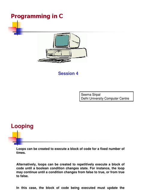 looping constructs in c understanding while do while and for loops