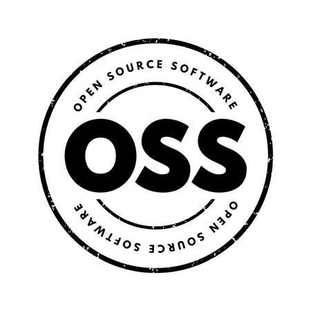 Vector Of OSS Open Source Software Is ID 183888876 Royalty Free