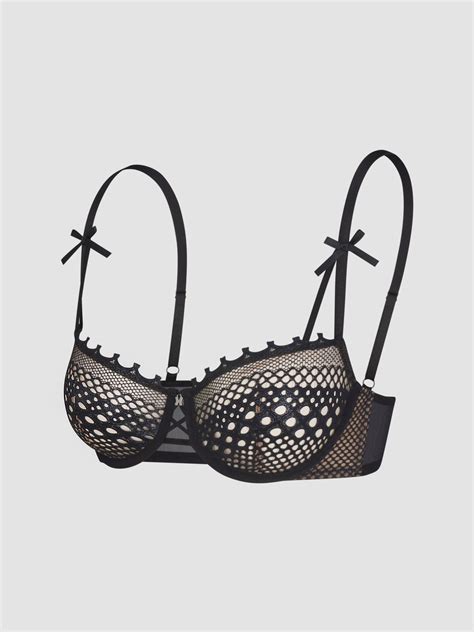 Starlet Nights Unlined Lace Balconette Bra In Black Savage X Fenty