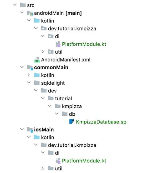 Step 27 Add A Local Database To Kmm Android And Ios App With Sqldelight Kmpizza