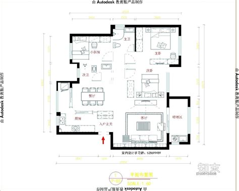 室内标准cad施工图纸规范绘制 平层施工图下载 Id 530134508 【知末网】