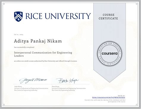 Completed Interpersonal Communication For Engineering Leaders Aditya