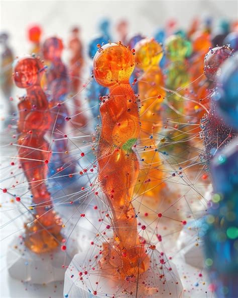 Premium Photo A Conceptual Piece Illustrating The Interconnectivity Of Global Art Communities