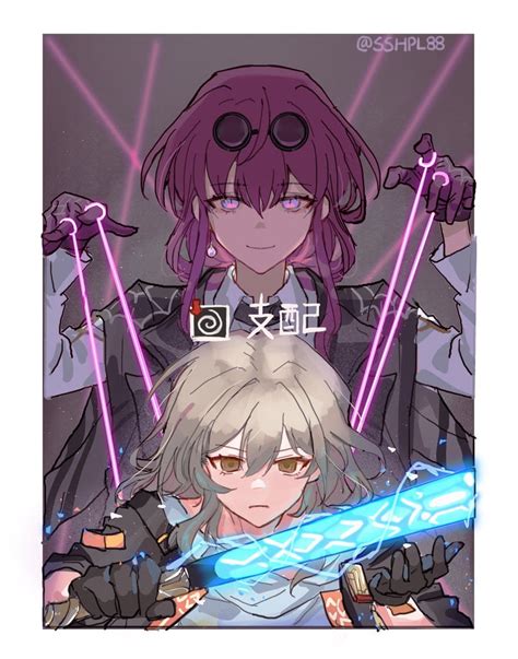 Kafka Trailblazer And Stelle Honkai And More Drawn By Sshpl Danbooru