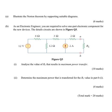 Solved A Illustrate The Norton Theorem By Supporting Chegg Com