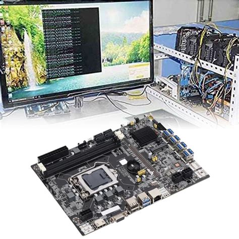 MINER MOTHERBOARD MINING Motherboard Low Noise USB 8 GPU Acceptable 61 16 PicClick UK