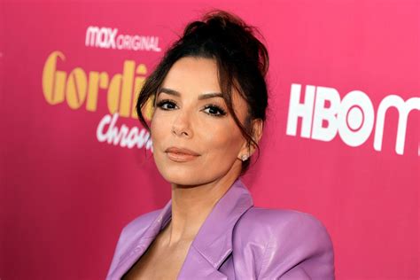 Eva Longoria Sexy In Lavender Leather Suit Photos The Fappening