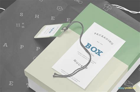 Free Rectangle Box Mockup PSD On Behance