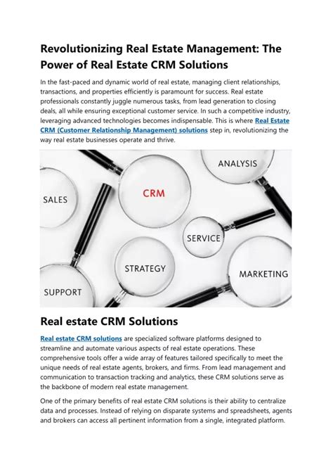 Ppt Revolutionizing Real Estate Management Powerpoint Presentation