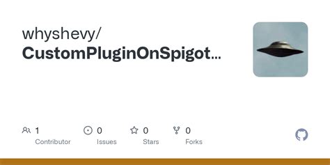 GitHub Whyshevy CustomPluginOnSpigotServer