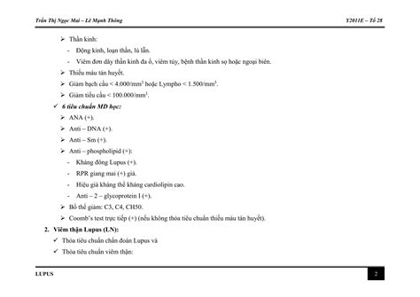 Lupus ban đỏ hệ thống PPT