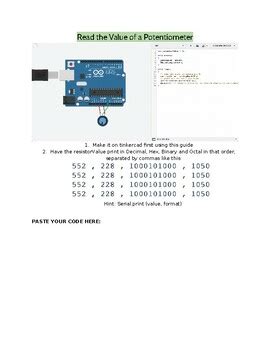 Analog Input Challenge By Totally TechED TPT