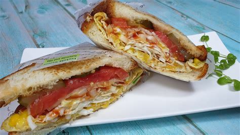 무조건 맛있는 샌드위치 달걀 토스트 양배추 샌드위치 야채샌드위치