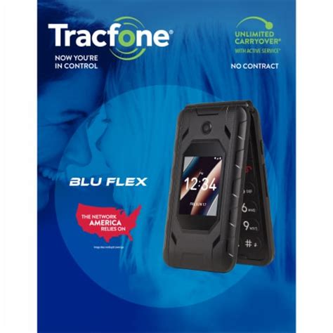 Tracfone® Blu Flex 8gb Prepaid Feature Phone Black 1 Ct Frys Food Stores