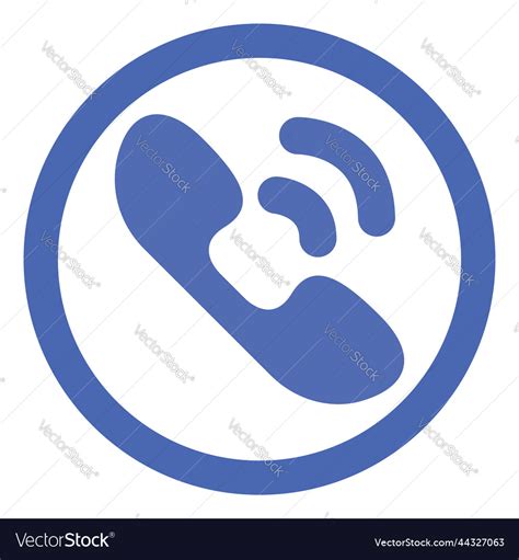 Phone Ringing On A White Background Royalty Free Vector