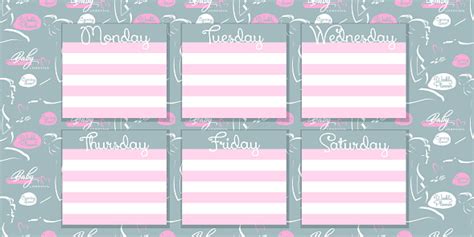 플랫 스타일의 임산부를위한 주간 할 일 목록 아기를 기대하는 심장을 가진 임신한 소녀와 함께 매끄러운 색상 배경에 할 일 목록