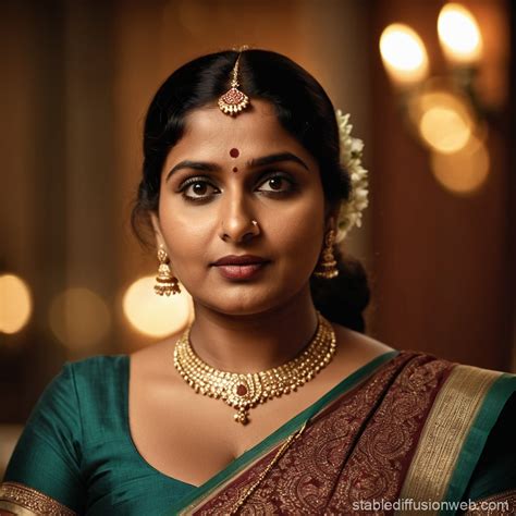 Curvy Dusky Indian Aunty Stable Diffusion Online